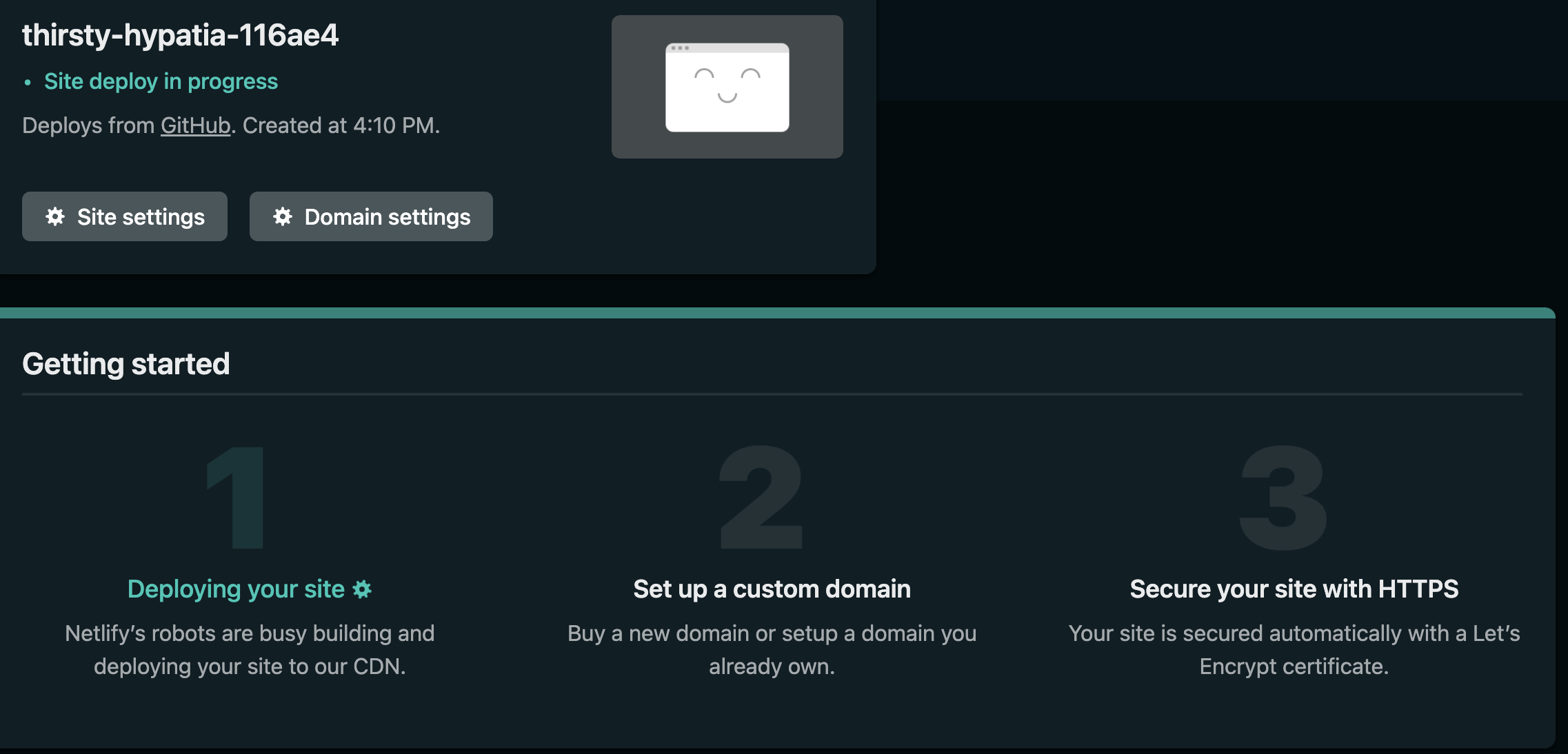 Setting up Netlify - I, Oliver Bonham-Carter, In June